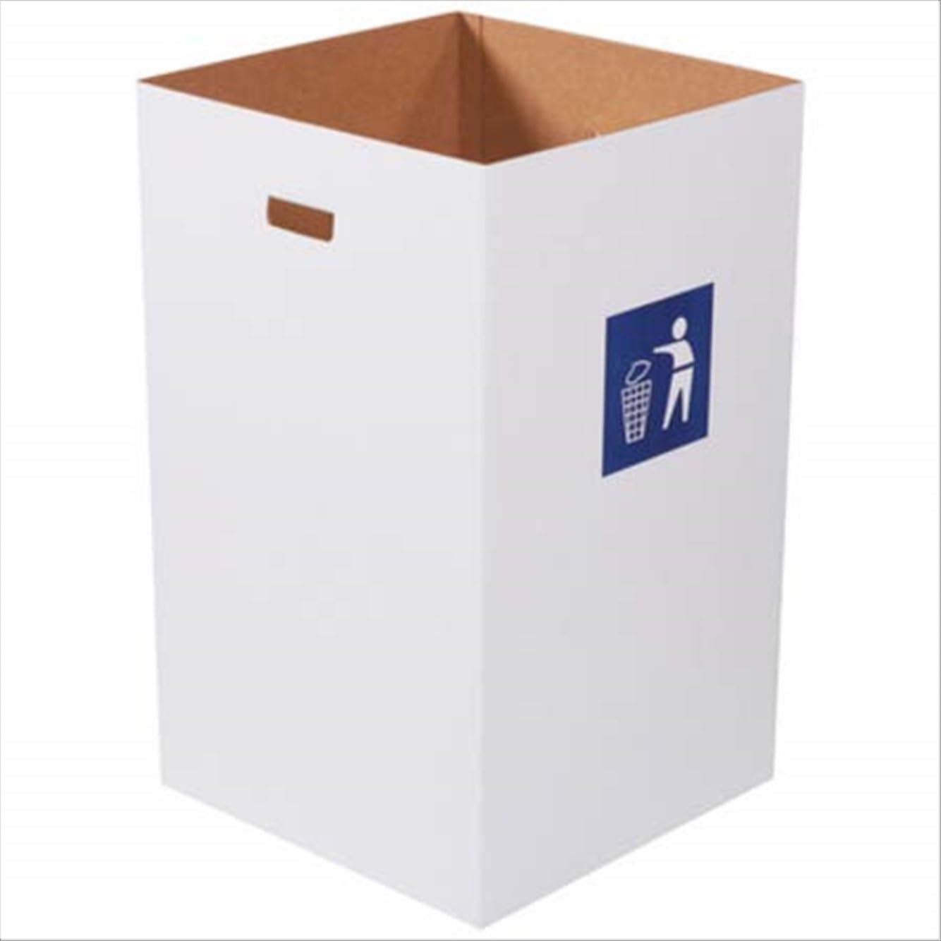 Corrugated Trash Can with Waste Logo - 40 Gallon for sale | North Las ...
