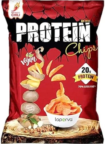 Laperva Protein Chips 55G freshly baked snack with 70% less fat - BBQ ...