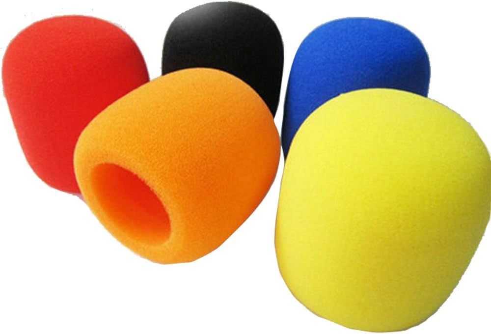 Mintice 10 X Colors Handheld Stage Microphone Windscreen Foam Mic Cover ...