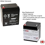 Casil CA1240 12V 4Ah SLA Alarm Battery Compatible Replacement (Higher ...