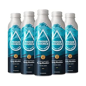 Amazon.com: Proud Source Naturally Alkaline Spring Water, 16oz (6 pack ...
