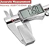 Digital Caliper, Electronic Micrometer 0-6" Inch Metrics Fraction ...