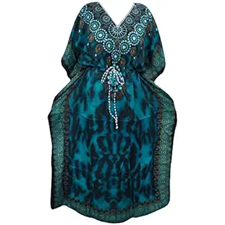 Bohemian kaftan: Boho Beach Kaftan Cover Up Dress