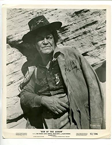 MOVIE PHOTO: Run Of The Arrow-Jay C. Flippen-8x10-B&W-Still-Western-NM ...