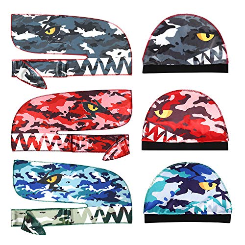 Premium Silky durag & Wave Cap(Multi Colors),Designer Durag With Long ...