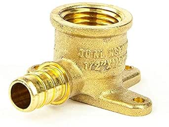 CMI Inc Brass Female Threaded Drop Ear Elbow, 1/2 Inch PEX Barb X 1/2 ...