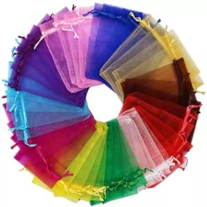 Swastikart_10X14 CMS_Pack of 100 Plain Non Printed Return Gift Goodies ...