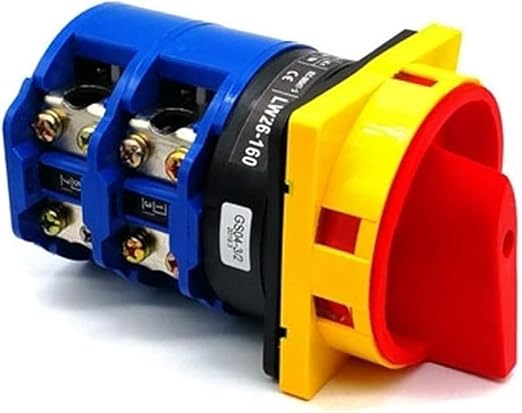 ATO 125A Rotary Switch, 4 Pole, 2 Position Universal Rotary Cam Switch, Safe and Reliable ...