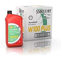 Amazon.com: AeroShell Oil W100 Plus - 550050837-6x1 quart case : Automotive