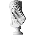 Amazon.com: 13 Inch Veiled Lady Bust Greek Goddess Statue,Large Classic Roman Bust Greek ...