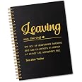 Amazon.com : Sixrip Leaving Definition 160 Blank Pages Spiral Notebook ...