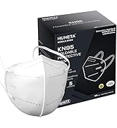 HUHETA KN95 Face Masks, Packs of 30 Individually Wrapped, 5-Ply ...