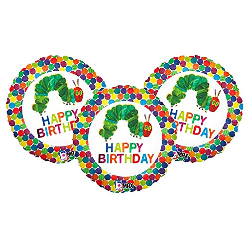Buy Set of 3 Happy Birthday The Very Hungry Caterpillar Eric Carle 18 ...