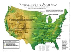 Amazon.com: Pyramids in America Map