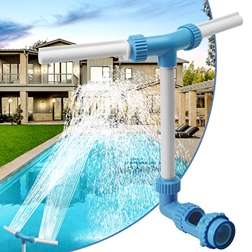 Pool Fountain Dual-Sprayer Aerator - Above In Ground Pool Waterfall ...