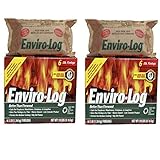 Amazon.com: Enviro-Log Earth Friendly Fire Log, Burns Cleaner Than Wood ...