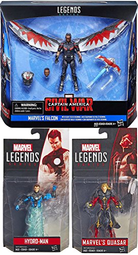 Buy Marvel Legends Redwing Drone & Falcon Flight Tech 3-Pack Figure Set ...