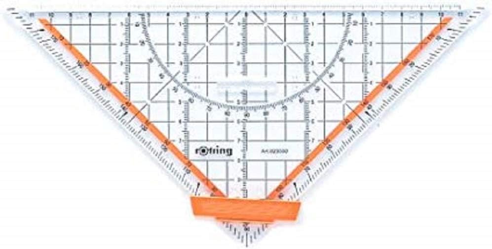 Rotring Centro Professional Set Square 25cm – BigaMart