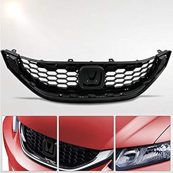 Amazon.com: OE Replacement 2013-2015 HONDA CIVIC_SEDAN Grille Shell ...
