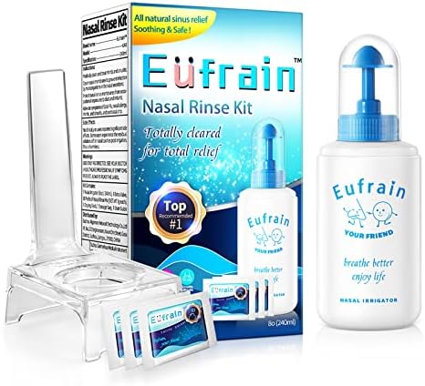 سعر Eufrain Neti Pot Sinus Rinse Nasal Wash Irrigation System Sinus ...