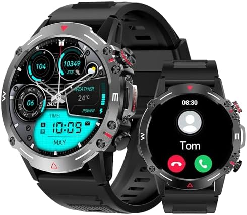 ibsun AMOLED Smart Watch, 1.43 Smart Watches for Men with IP68 ...