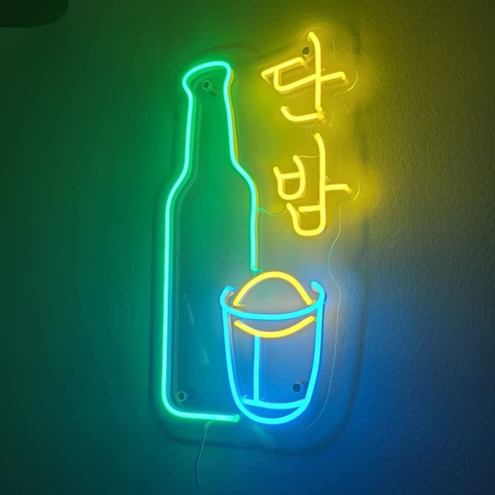 Mua LED neon sign, Itaewon Class,Dan bam Korea Bar sign Neon Light for ...