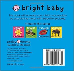 Amazon.com: First Words (Bright Baby) (9780312493882): Roger Priddy: Books