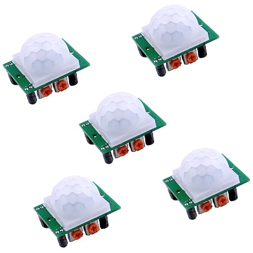 DIYmall 5 Pack HC-SR501 Pir Motion IR Sensor Body Module Infrared for ...