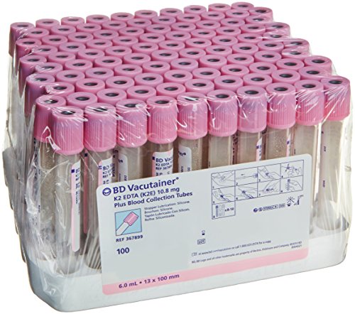 Buy BD 367899 Vacutainer Plus Plastic Venous Blood Collection EDTA Tube ...