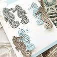 Amazon.com: Seahorse Cutting Dies, Letmefun Metal Cutting Dies Stencils ...