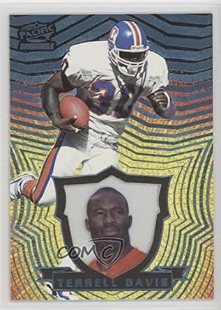 Amazon.com: Terrell Davis (Football Card) 1997 Pacific Invincible ...