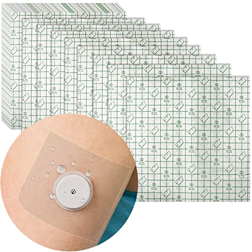 50 Pcs Chest Port Shower Cover Waterproof Adhesive Bandage Protector 4 ...