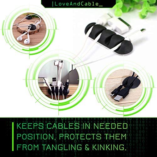 LoveAndCables Multi-Purpose Cable Holder for Home and Office Desk ...