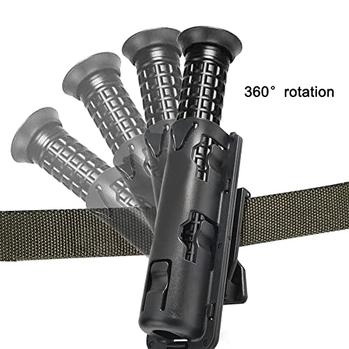 Self Defense Baton 360 Rotation Baton Holder Swivelling Expandable ABS ...