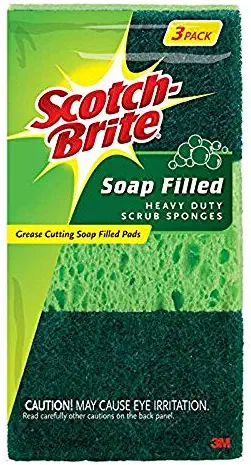 قیمت و خرید Scotch Brite 300 3 Mini Scotch-Brite Rescue No Pads Soap ...