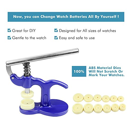 Купить Ohuhu Watch Press Set, Professional 13 Piece Watch Case Closer ...