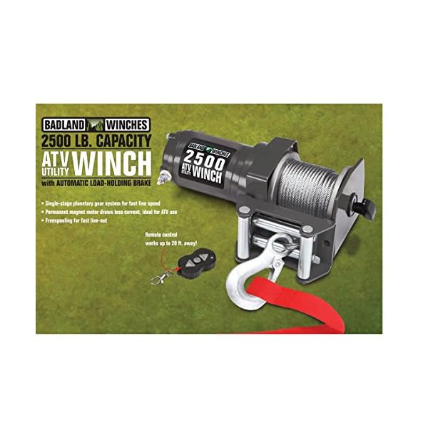 Wireless Remote Control Winch 2500 Lb ATV/Utility Electric Winch With ...