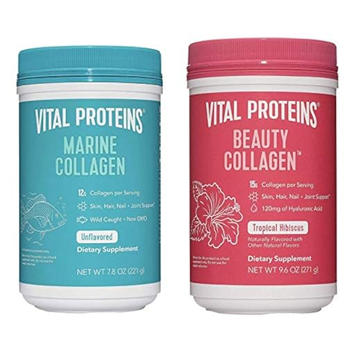 Vital Proteins Marine Collagen Peptides Powder 7.8 oz & Beauty Collagen ...