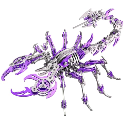 3D Metal Scorpion Puzzles for Adults: 3-D Puzzles Metal Model Kits to ...
