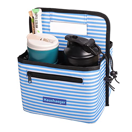 Haushaeger Portable Drink Carrier with Handle for Delivery and Reusable ...