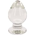 Amazon.com: Eastern Delights Huge Glass Butt Plug, G-spot Crystal Anal ...