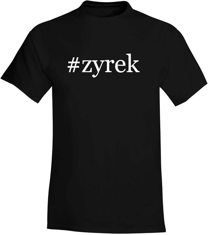 Amazon.com: #zyrek - A Hashtag Soft & Comfortable Men's T-Shirt, Black ...