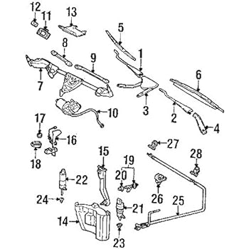 Amazon.com: Mercedes-Benz 204 869 03 20, Windshield Washer Fluid ...