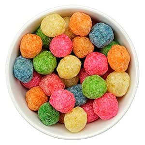 Amazon.com: Dragon Nitrogen Puff Cereal Snack Cereal Puff Balls (Fruity ...