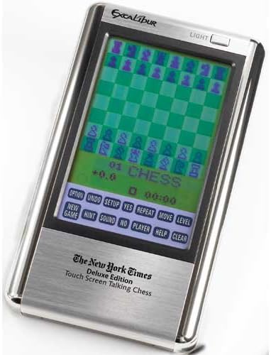New York Times Excalibur Deluxe Talking Touch Chess Computer: Amazon.co ...
