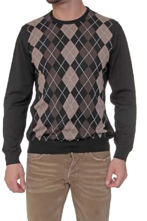 Burlington Soft Knit Sweater REGULAR FIT, Color: Dark Brown, Size: XL ...