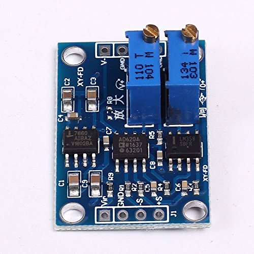 Icstation AD620 Microvolt Millivolt Signal Amplifier Module 1.5-1000 ...