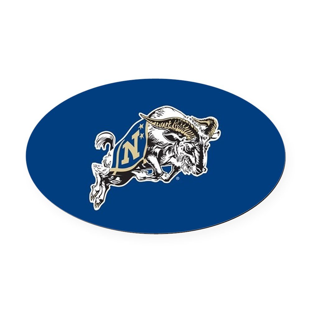 Us Naval Academy Navy Goat Logo Canvas