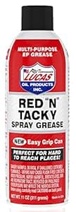 Amazon.com: Lucas 11025 Red"N" Tacky Grease - 11 oz: Automotive