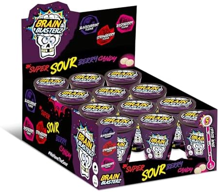 سعر Brain Blasterz Super Sour Berry Candy 48 g, 12-Pack فى السعودية ...